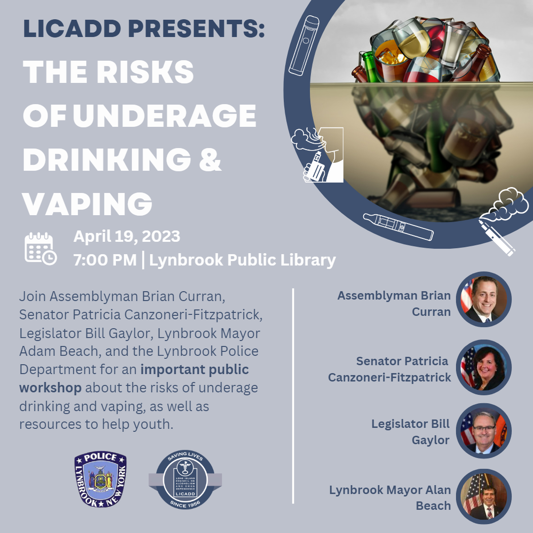 Events | LICADD - Long Island Council On Alcoholism and Drug Dependence